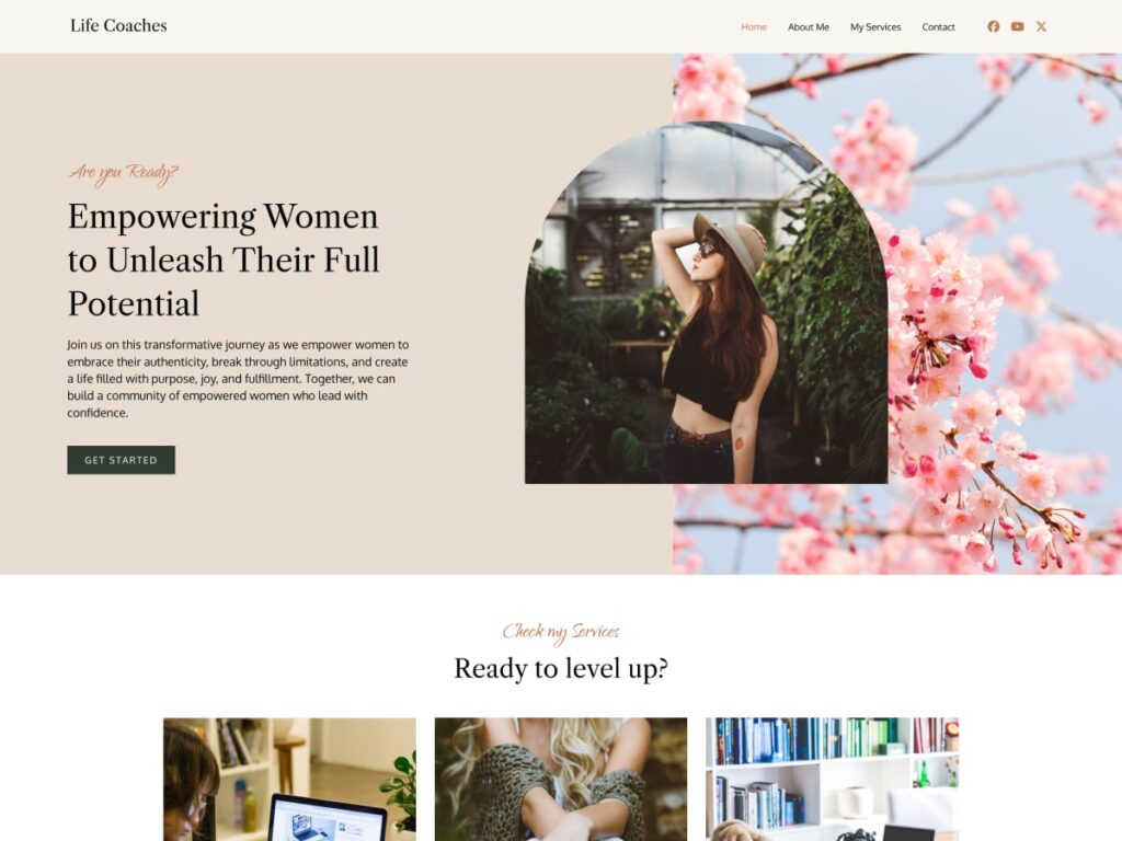 Best Coaching WordPress Theme - Life Coaches - Themes Artist